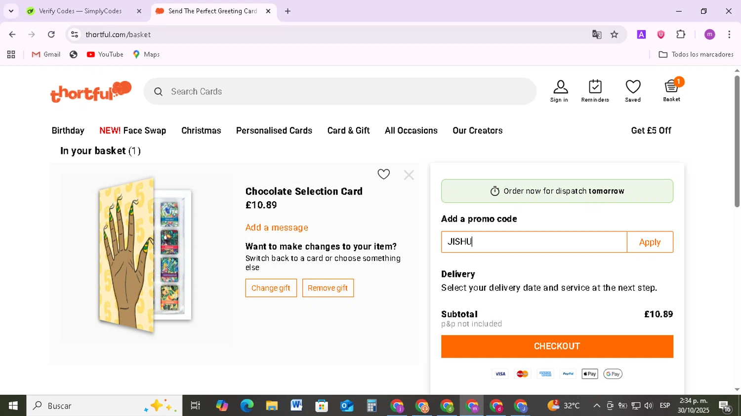 Thortful Promo Codes - 20% Off (1 Verified) Jan 2026