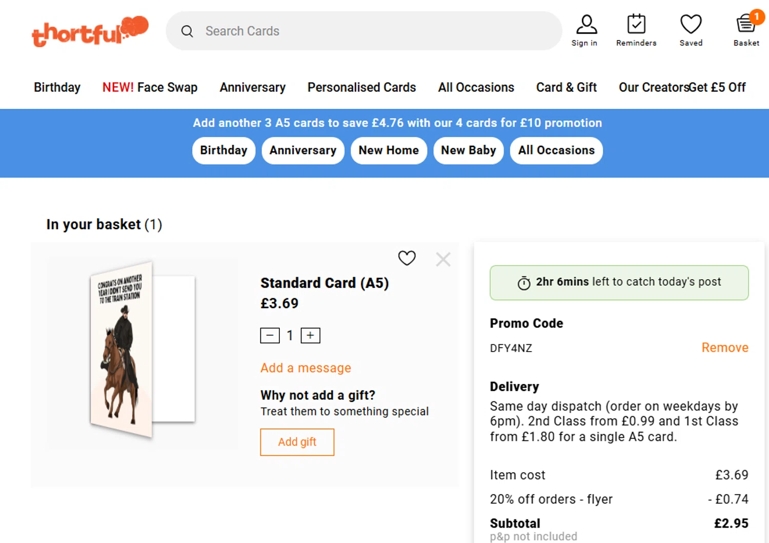 Thortful Discount Codes - 25% Off (1 Verified) Sep 2025