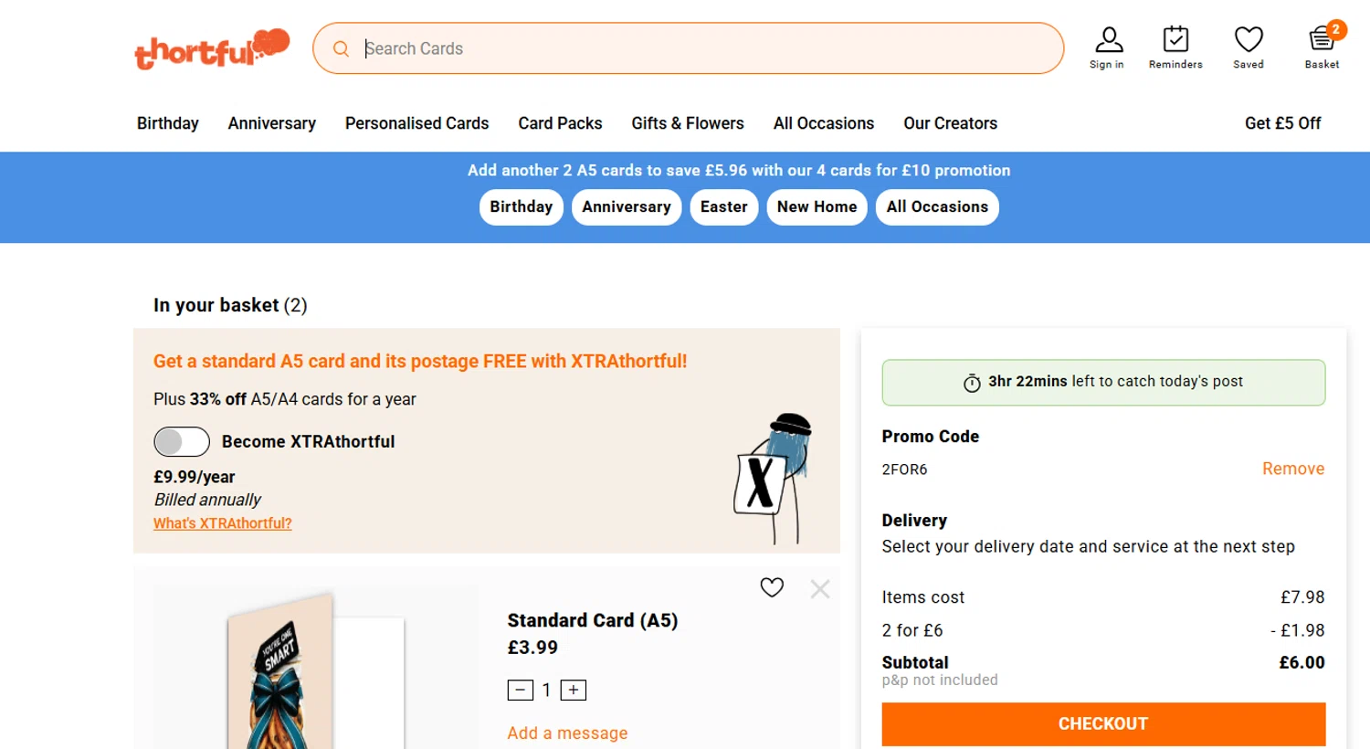 Thortful Promo Codes - 20% Off (2 Verified) May 2026