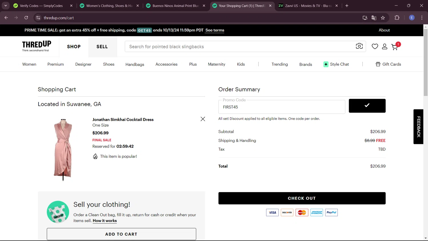 thredUP Promo Codes & Black Friday 2024 Deals - 45% Off