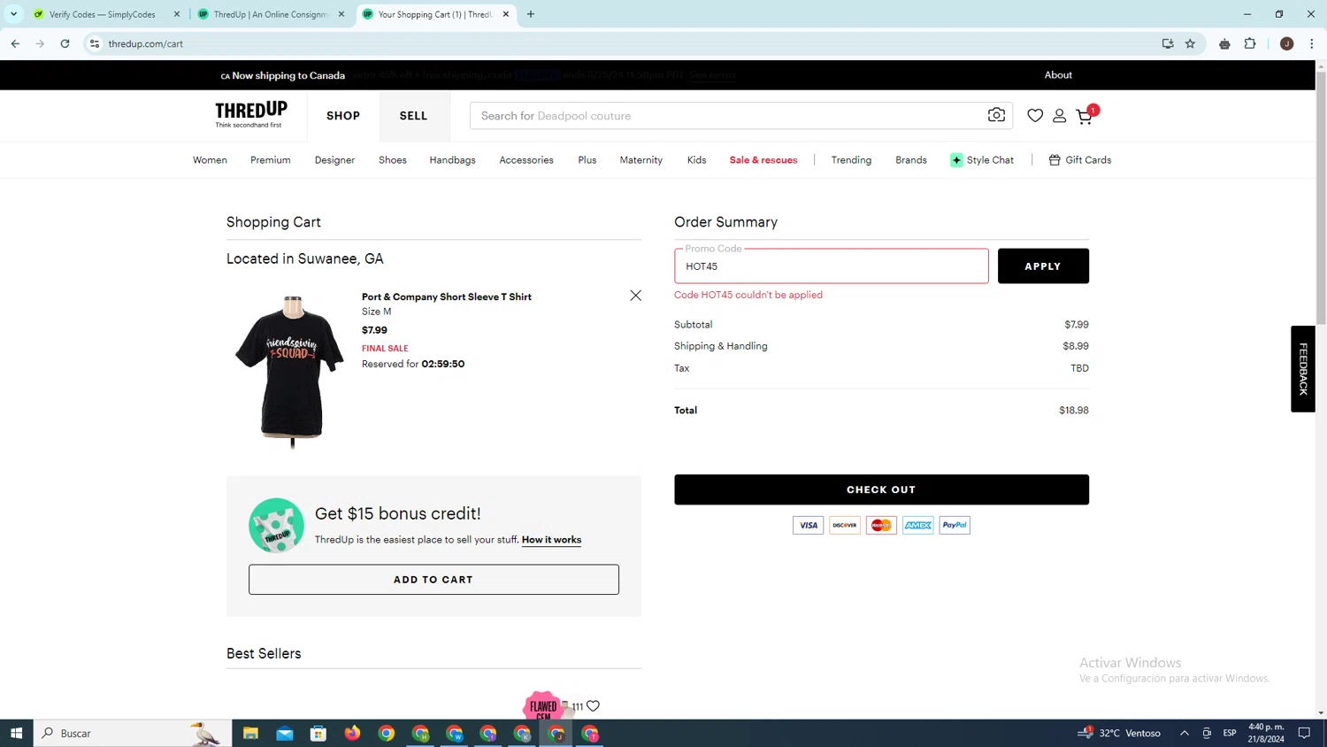 thredUP Promo Codes - 45% Off | September 2024