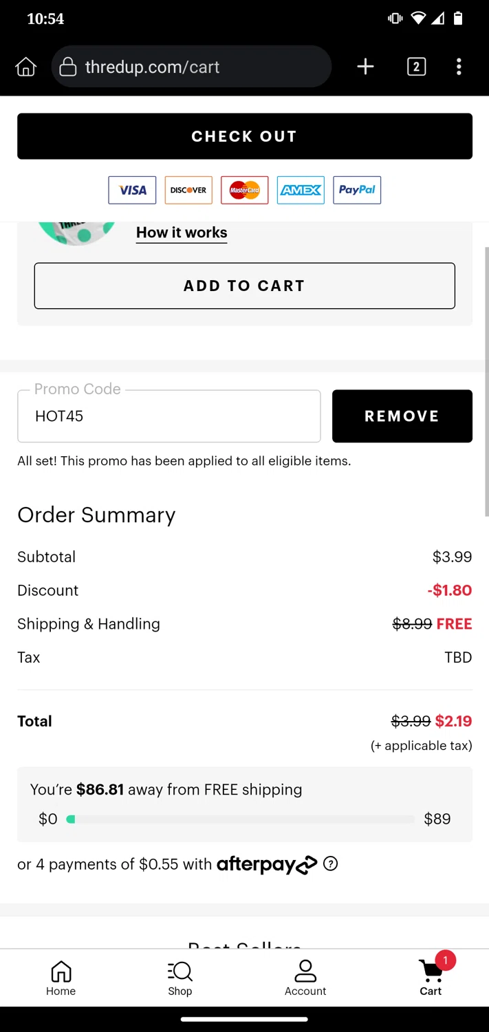 thredUP Promo Codes - 45% Off | September 2024