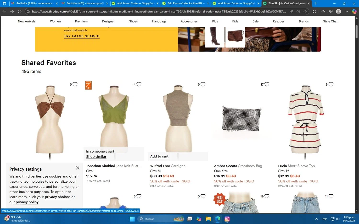 thredUP Discount Codes - 50% Off (4 Verified) Sep 2025