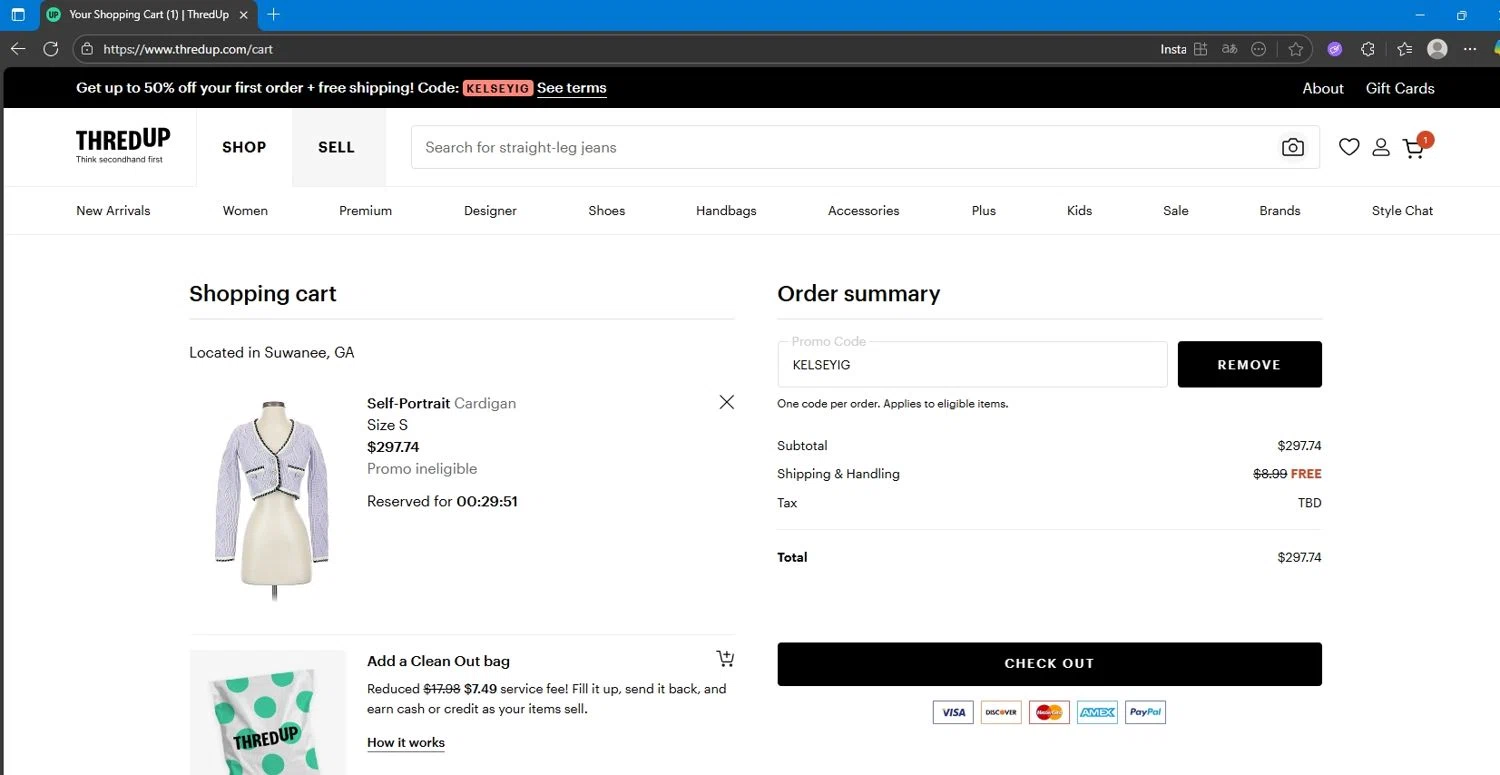 thredUP Promo Codes - 50% Off (2 Verified) Dec 2025