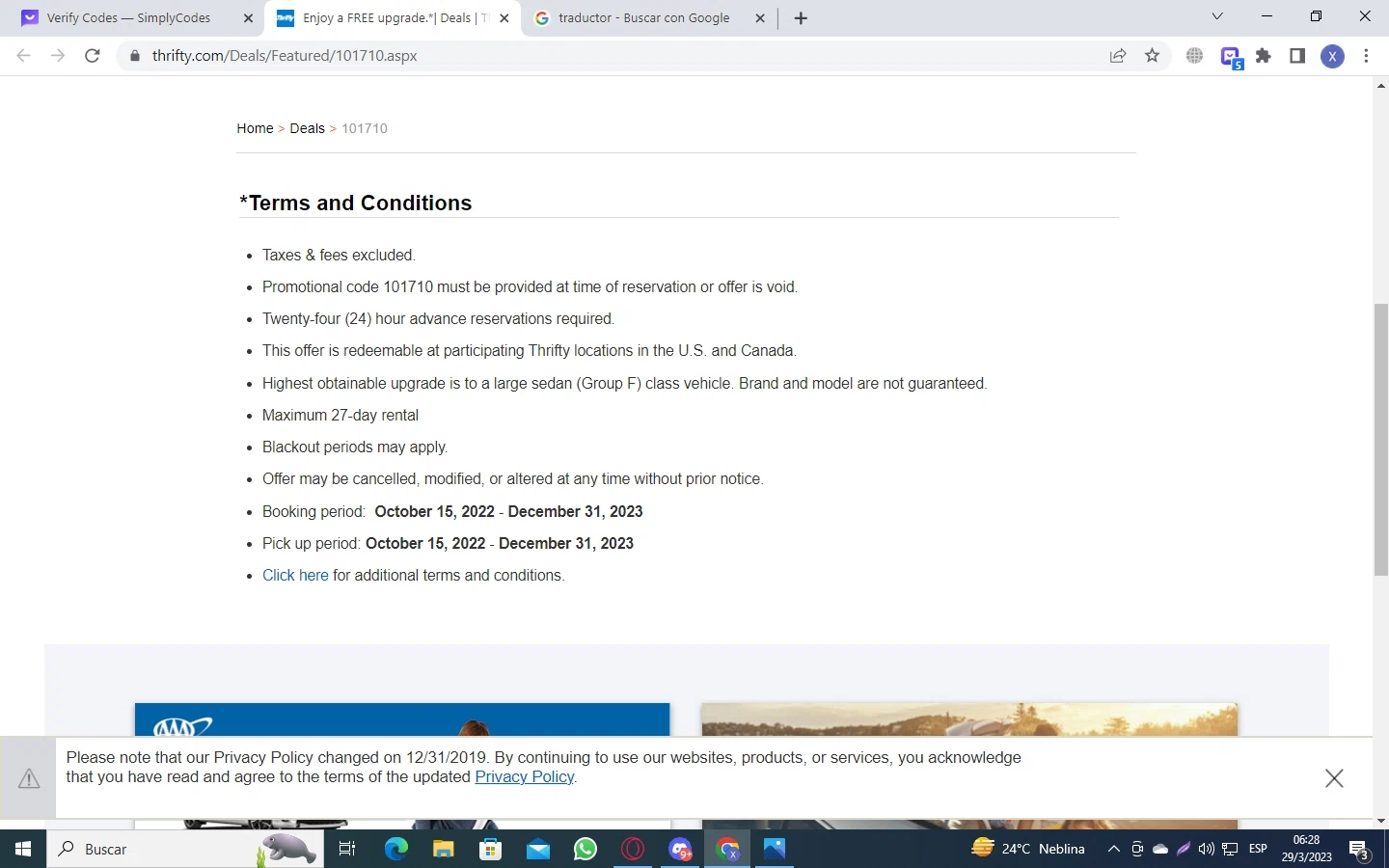 Thrifty Rental Car Promo Codes - 15% Off | September 2024