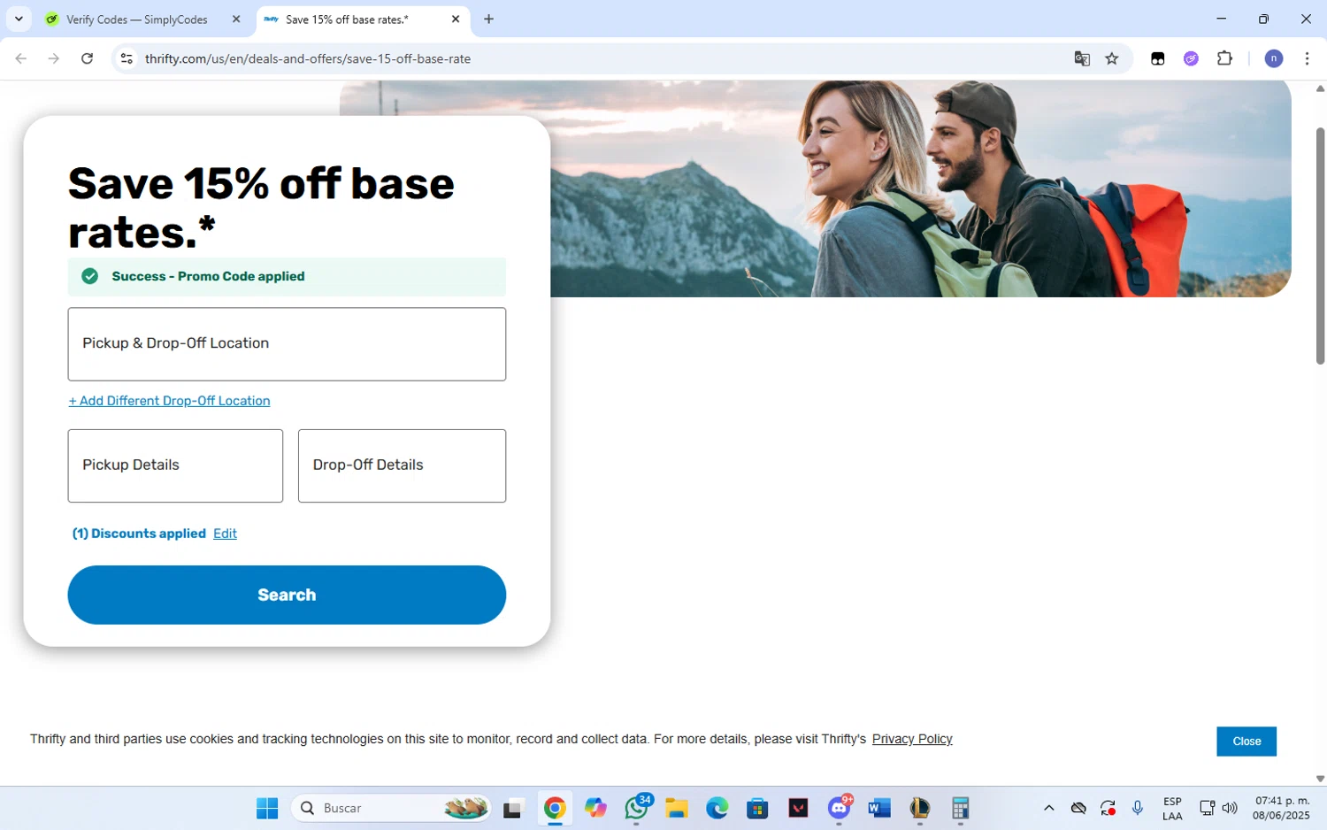 Thrifty Rental Car Promo Codes - 15% Off Sep 2025