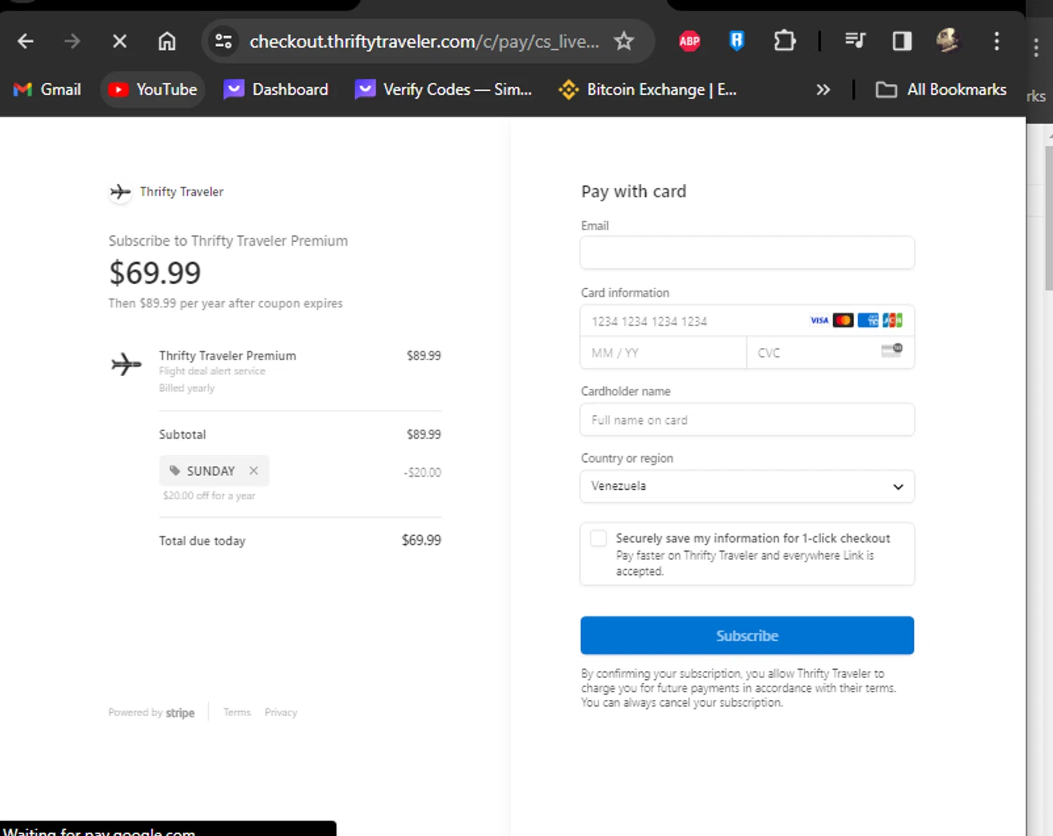 Thrifty Traveler Promo Codes - 10% Off | January 2025