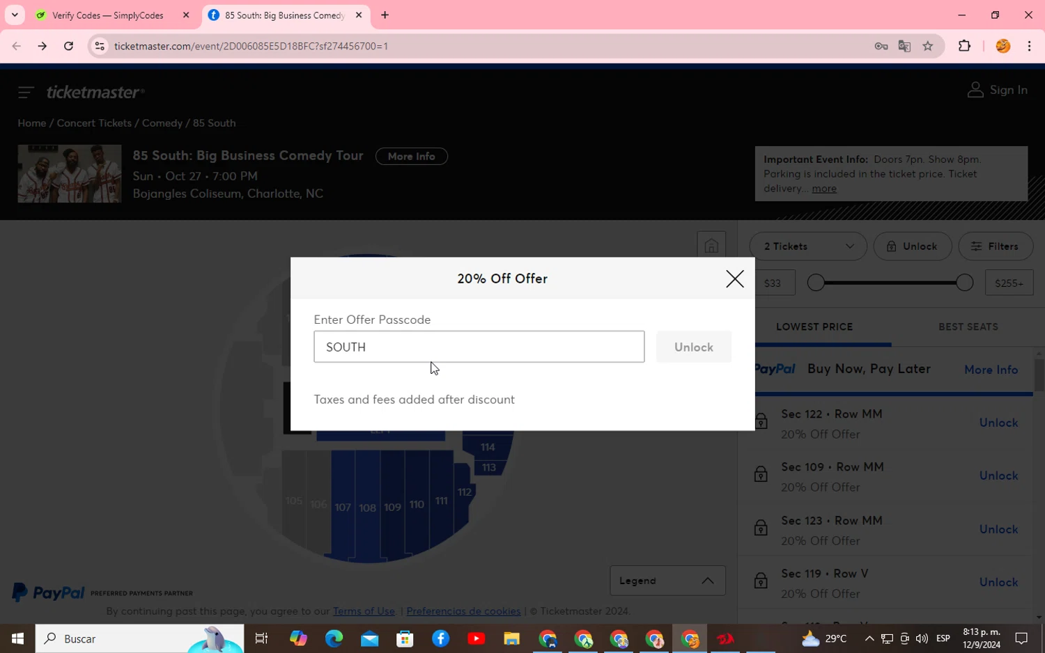 Ticketmaster Promo Codes - 50% Off | December 2024