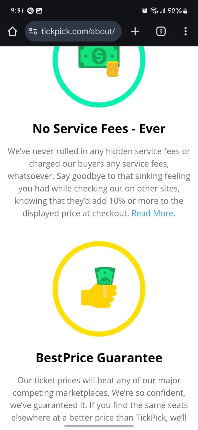 TickPick Promo Codes (1 Verified) - 50% Off w/Code Sep 2025