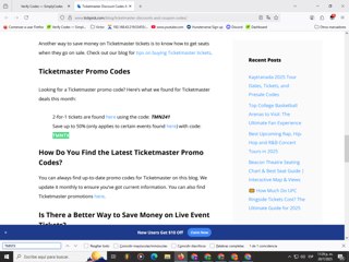 TickPick Promo Codes (1 Verified) - 50% Off w/Code Aug 2025