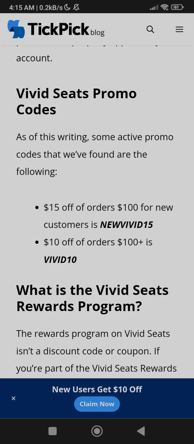 TickPick Promo Codes - 50% Off | November 2024