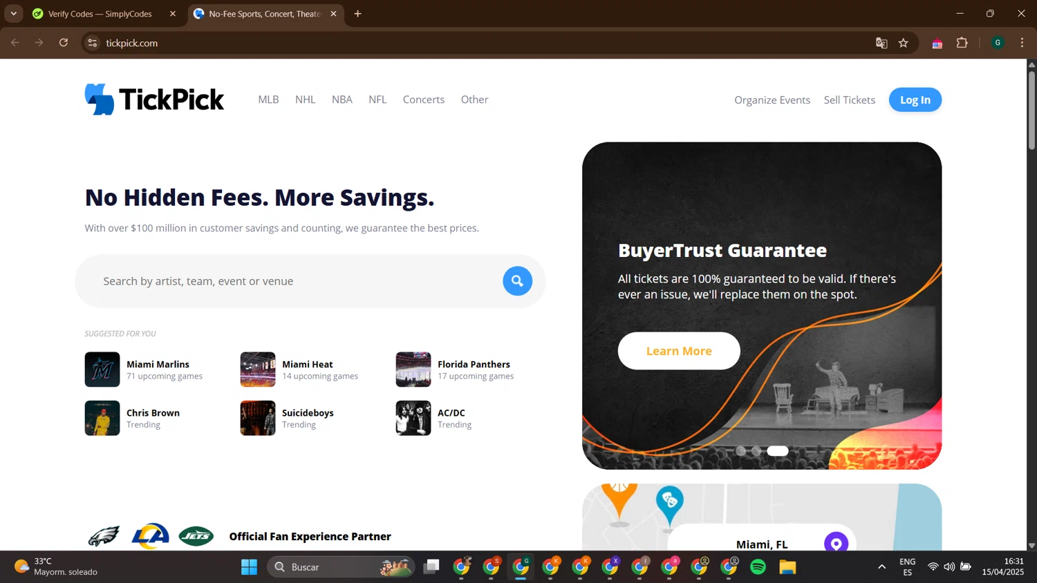 TickPick Promo Codes (1 Verified) - 50% Off w/Code Sep 2025