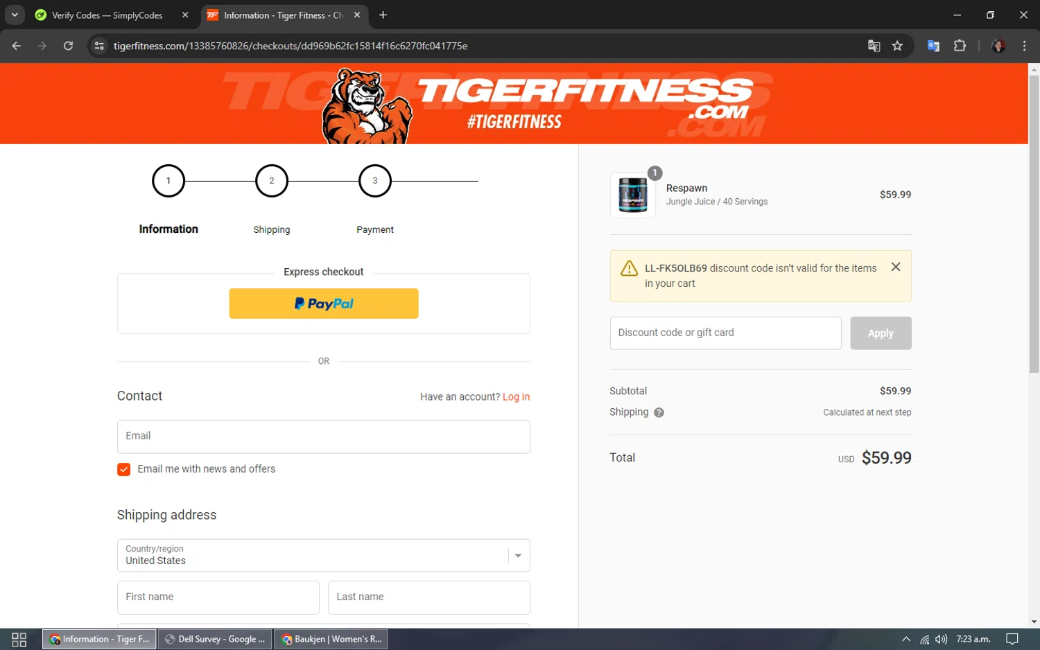 Tiger Fitness Promo Codes – 15% Off | July 2024
