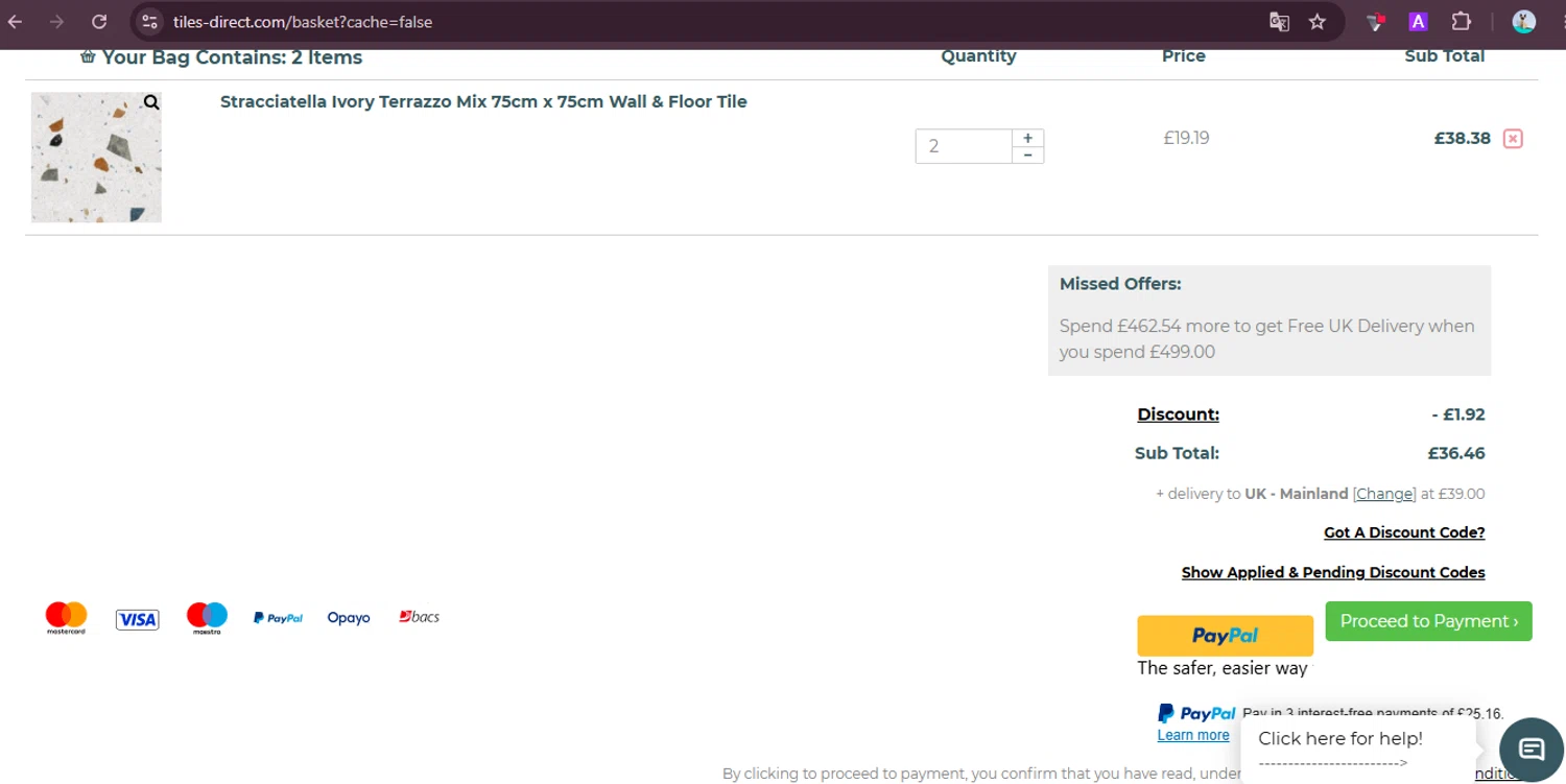 Tiles-Direct.com Promo Codes - 5% Off (Verified) May 2026
