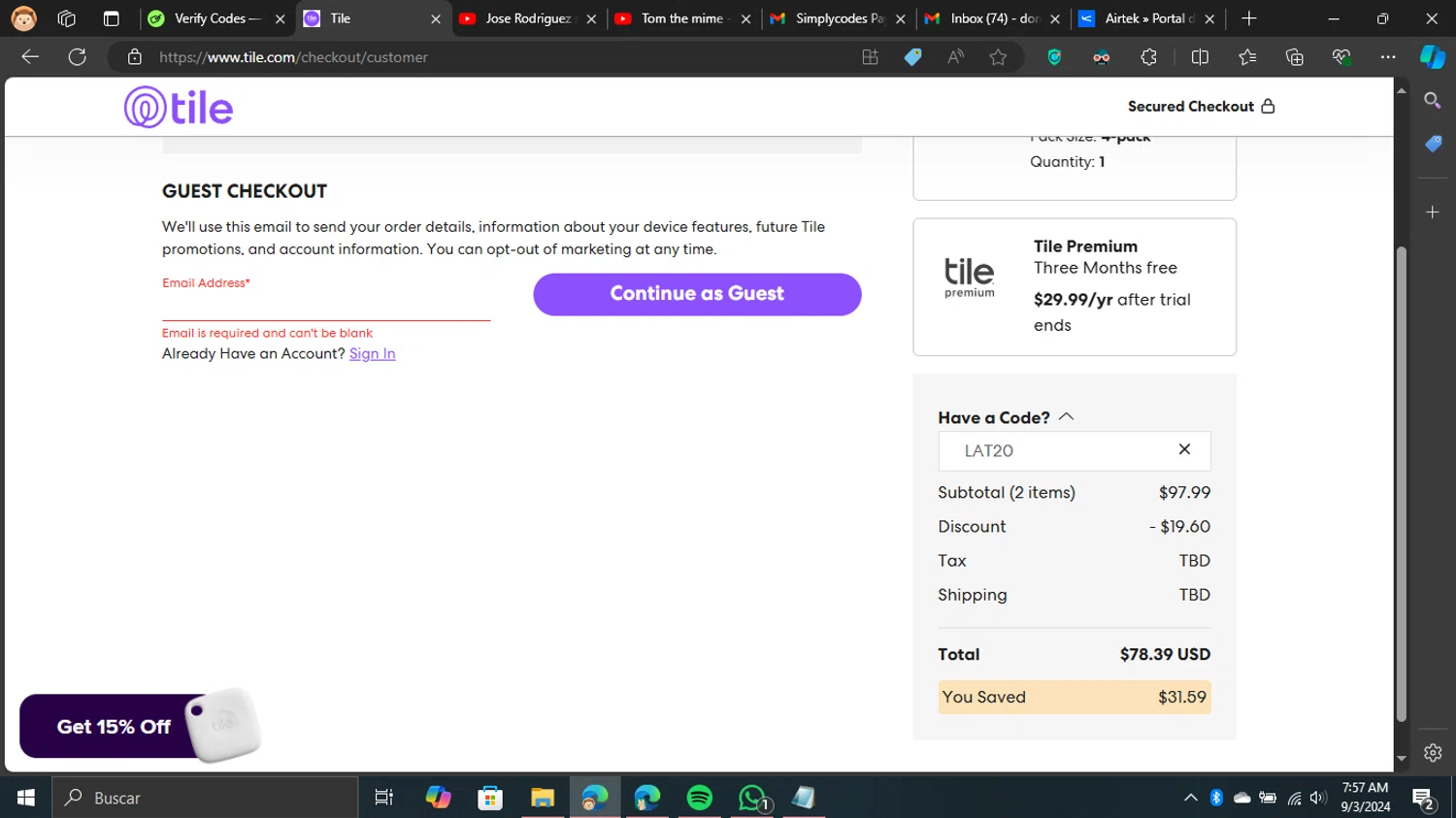 Tile Trackers Promo Codes - 20% Off | October 2024