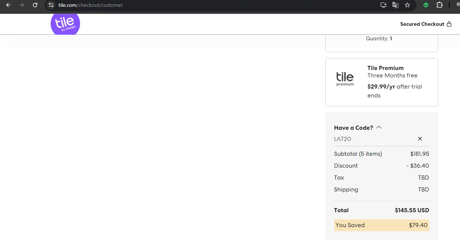 Tile Trackers Promo Codes - 20% Off | September 2024