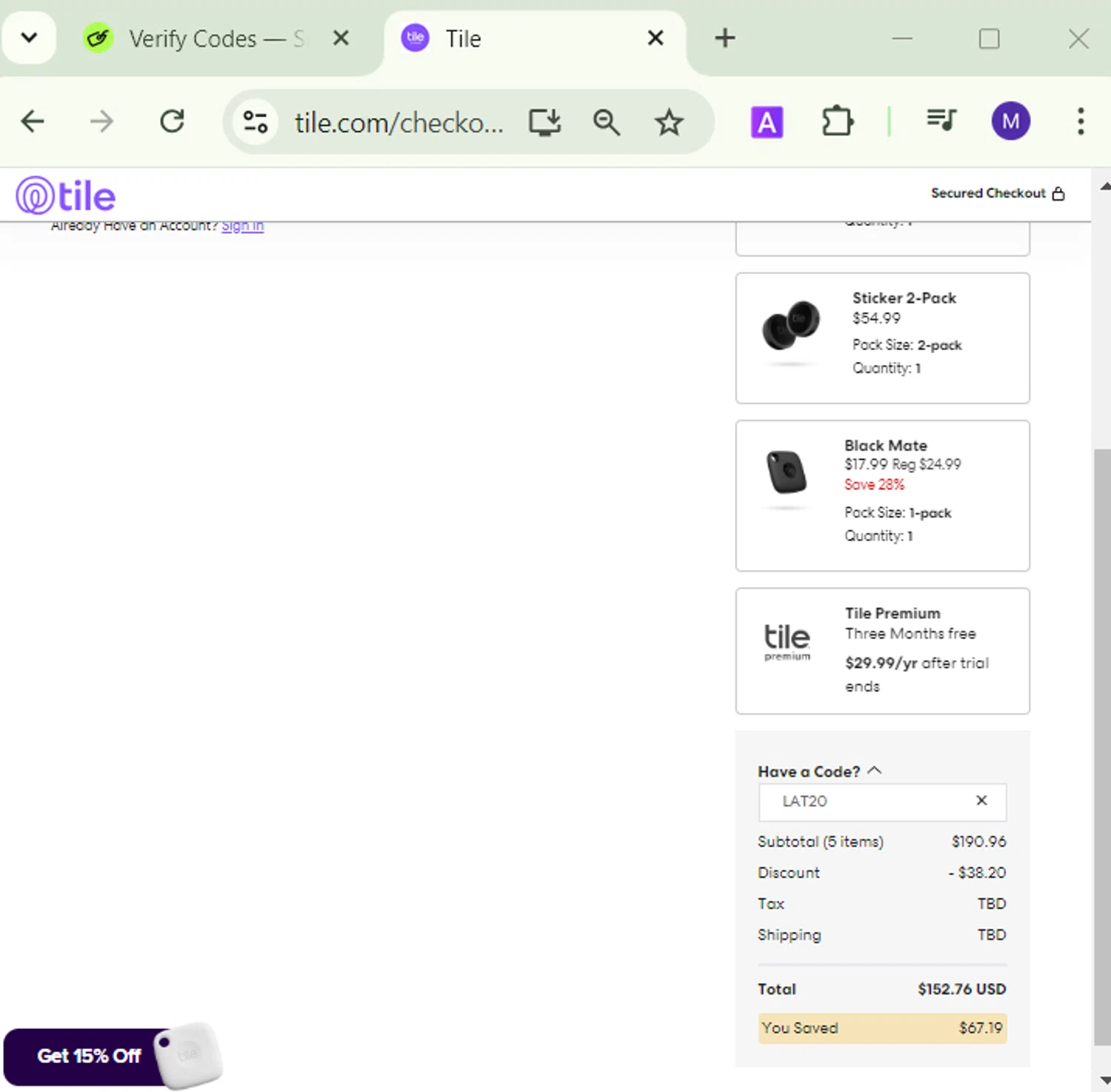 Tile Trackers Promo Codes - 20% Off | October 2024