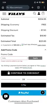 Tillys Promo Codes - 60% Off (+2 Codes) May 2026