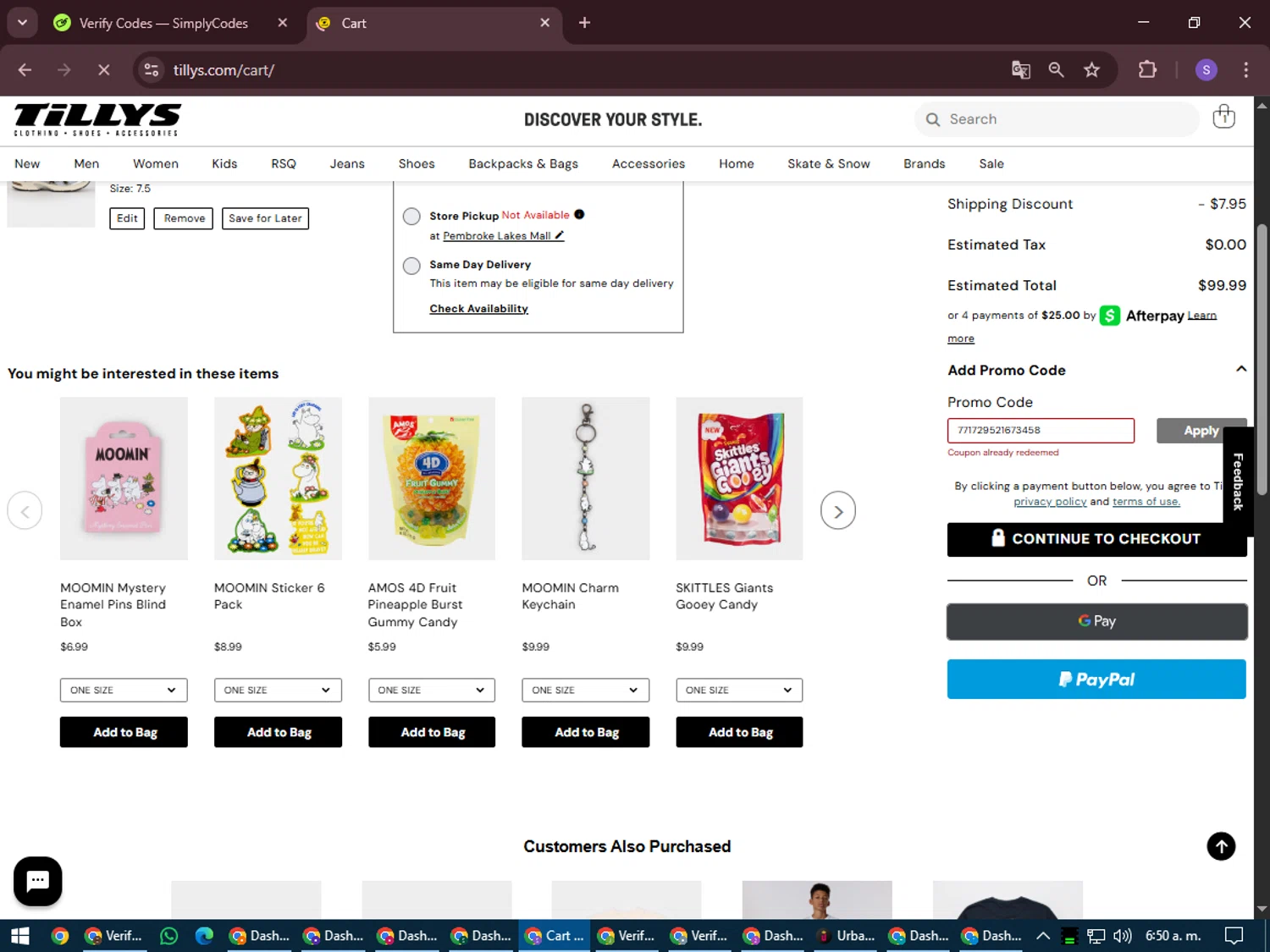 Tillys Promo Codes - 20% Off Sitewide Coupons Dec 2025