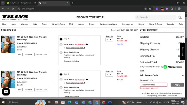 Tillys Promo Codes - 20% Off Coupons Jul 2025
