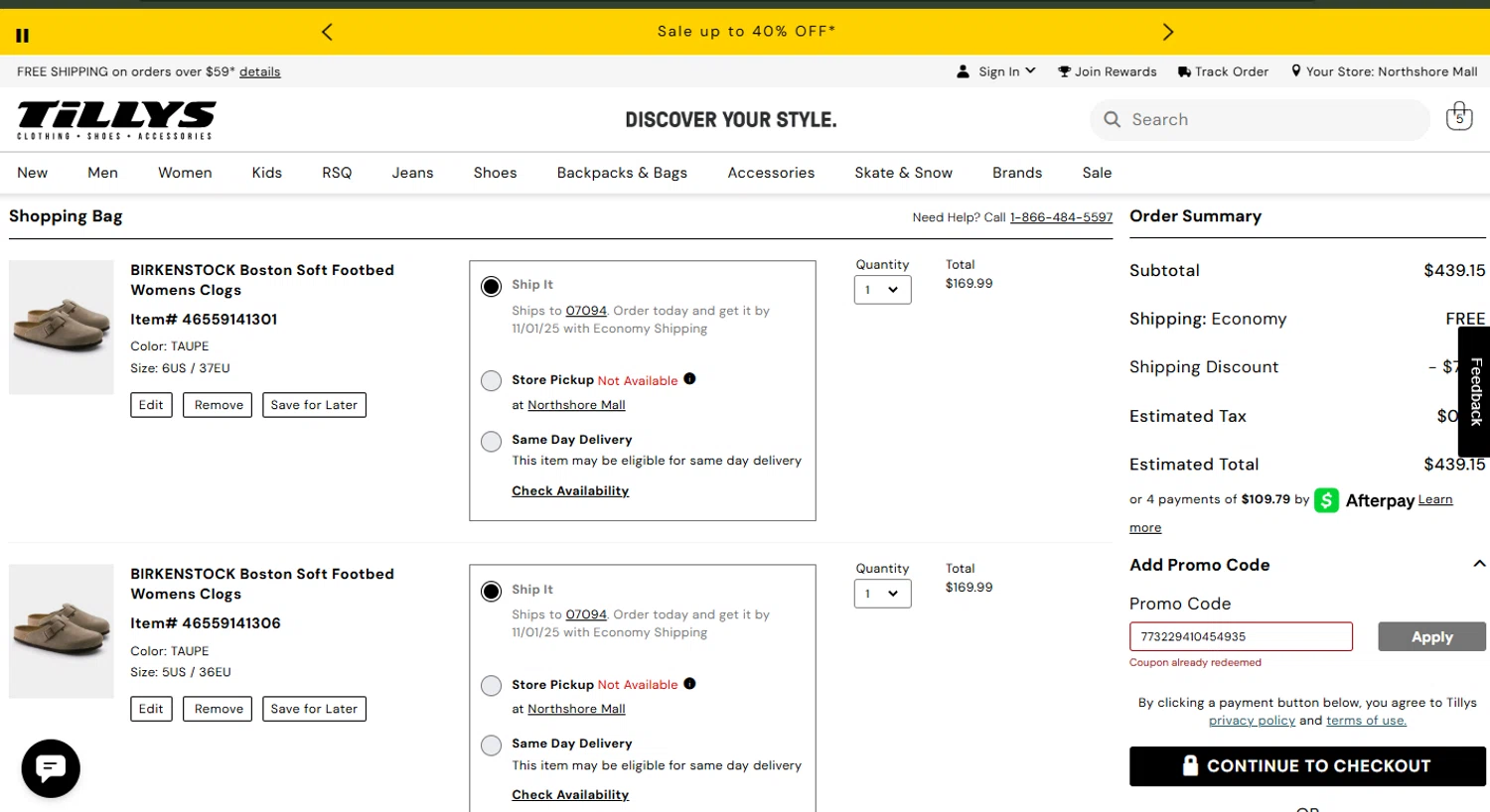 Tillys Promo Codes - 10% Off Sitewide Coupons Jan 2026