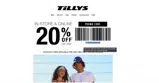 Tillys Promo Codes - $20 Off (2 Verified) Apr 2026