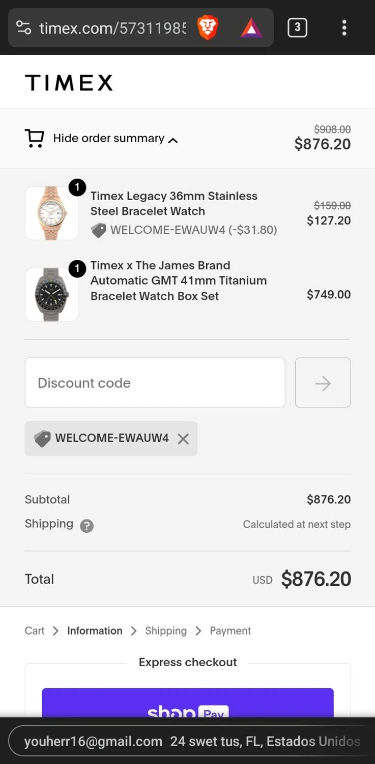 Timex Promo Codes - 15% Off | September 2024