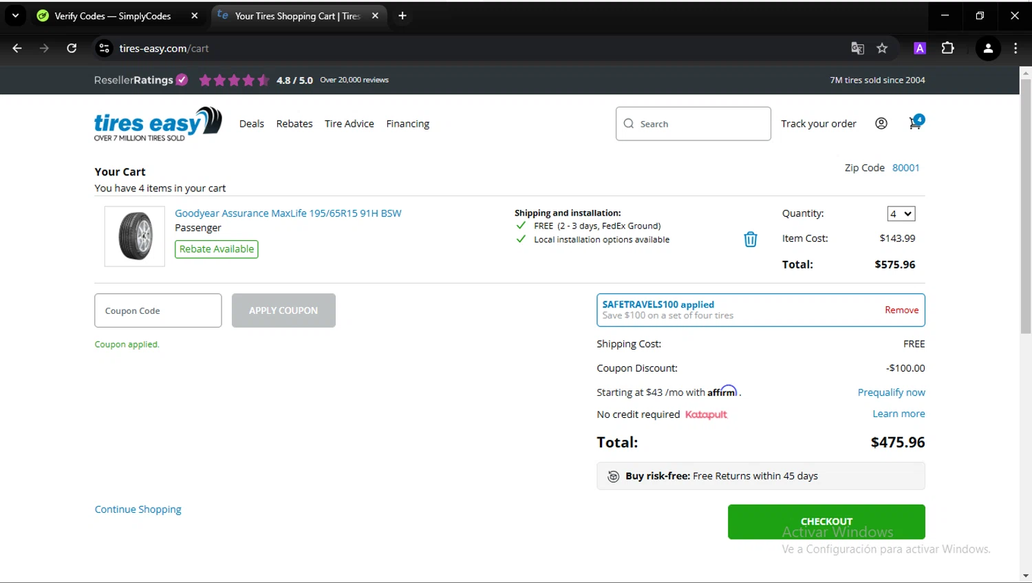 Tires Easy Coupon Codes (6 Verified) - 5% Off Feb 2025