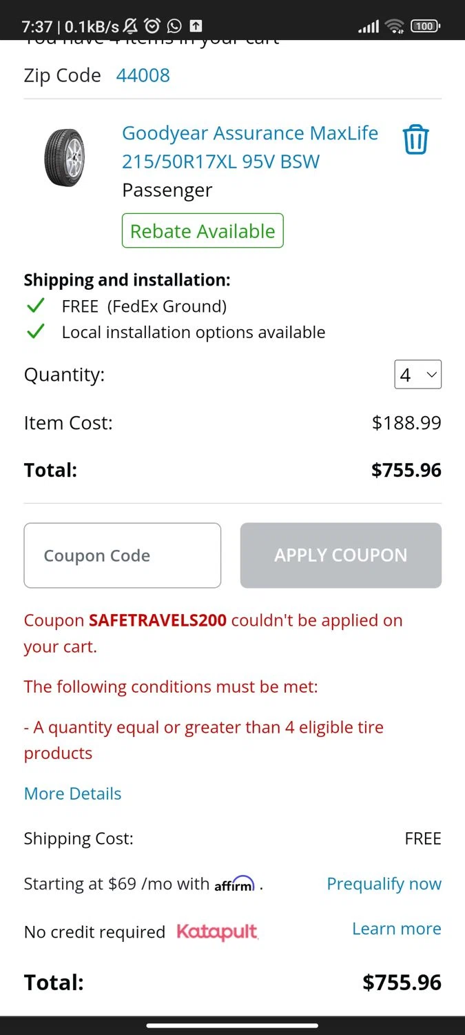 Tires Easy Coupon Codes (6 Verified) - 5% Off Feb 2025