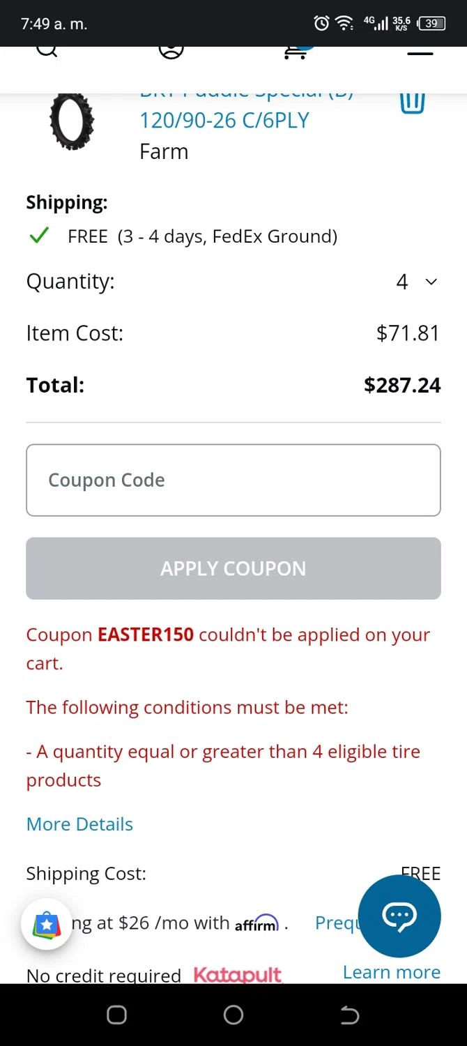 Tires Easy Coupon Codes (2 Verified) - $150 Off Apr 2025