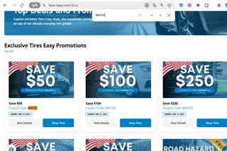 Tires Easy Promo Codes (7 Verified) - $25 Off Jun 2025