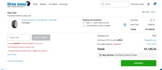 Tires Easy Promo Codes (6 Verified) - $25 Off Jul 2025