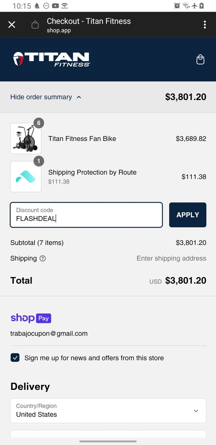 Titan Fitness Coupons - 15% Off | December 2024