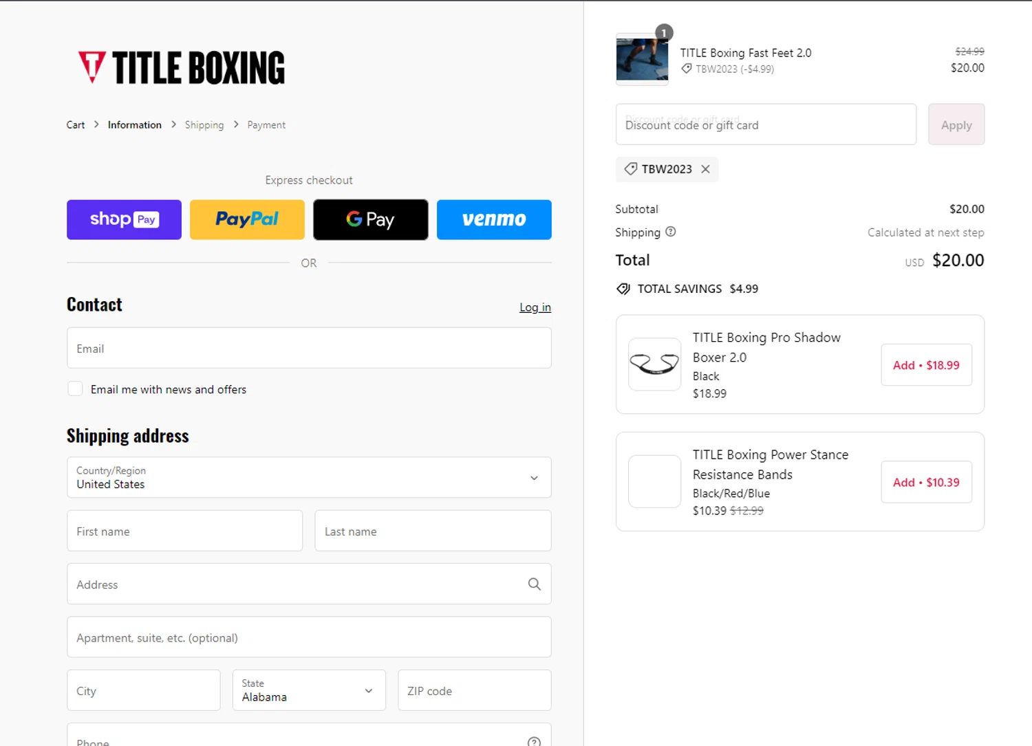 TITLE Boxing Promo Codes - 20% Off | September 2024