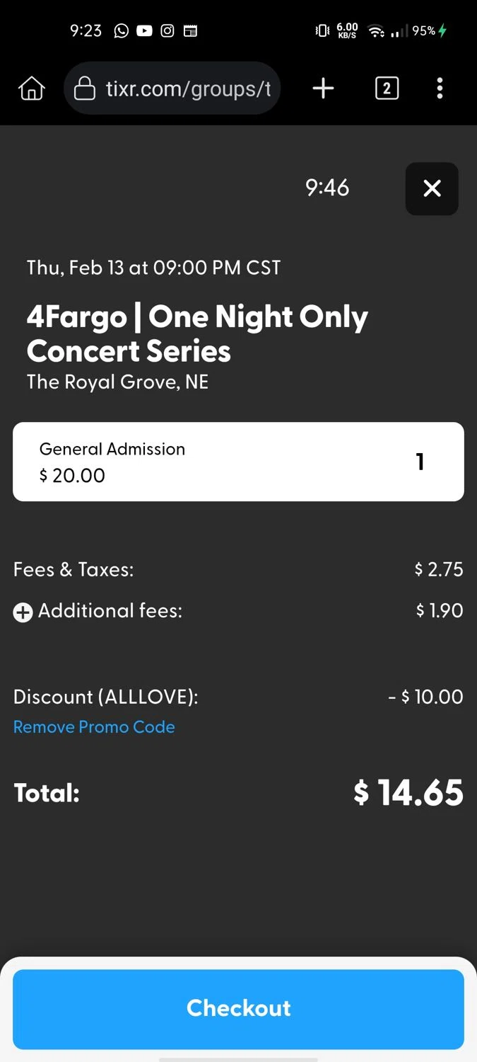 Tixr Promo Codes (5 Verified) - 15% Off w/ Code Jan 2025