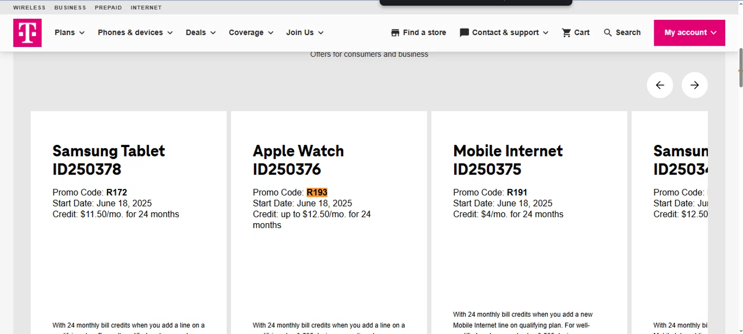 T-Mobile Discount Codes - 10% Off (4 Verified) Jul 2025