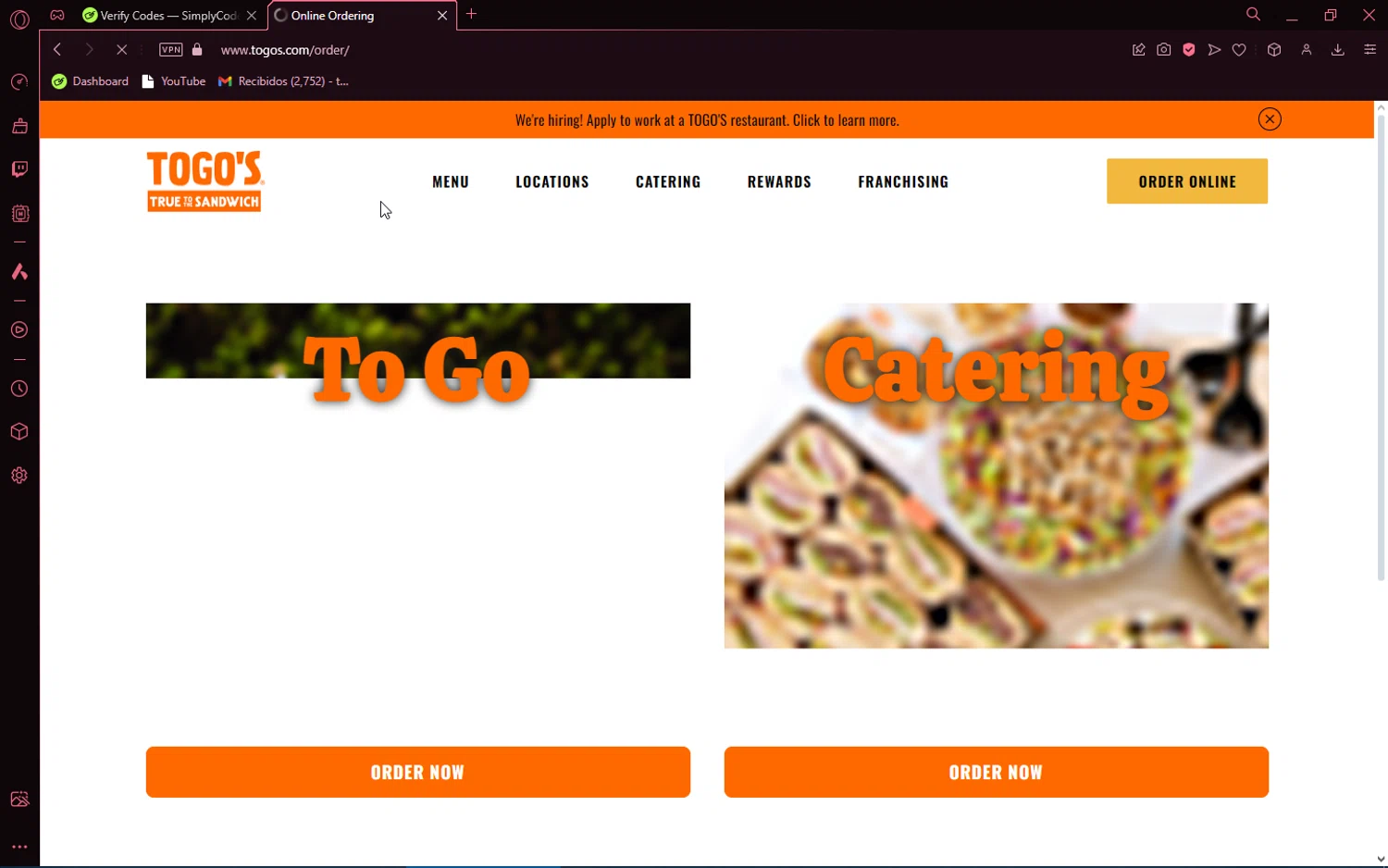 Togo's Coupons - $2 Off | September 2024