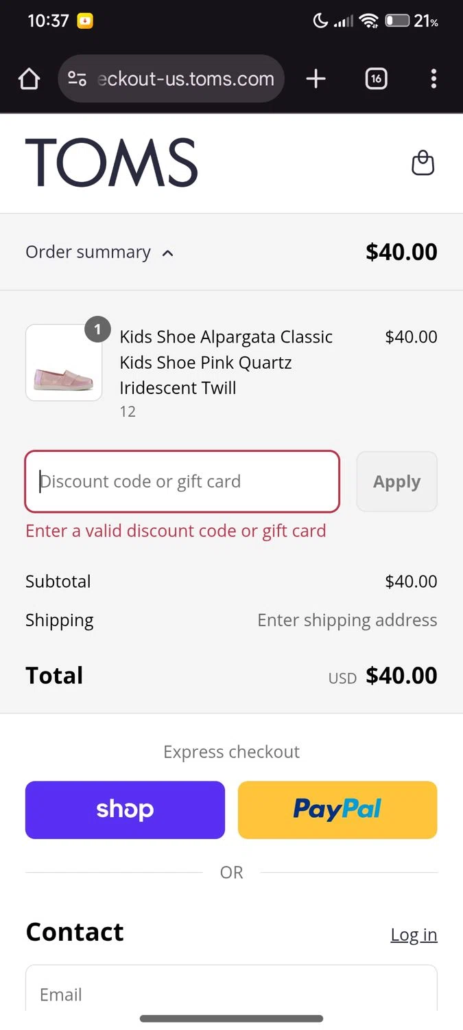 TOMS Discount Codes - $30 Off (3 Verified) Oct 2025
