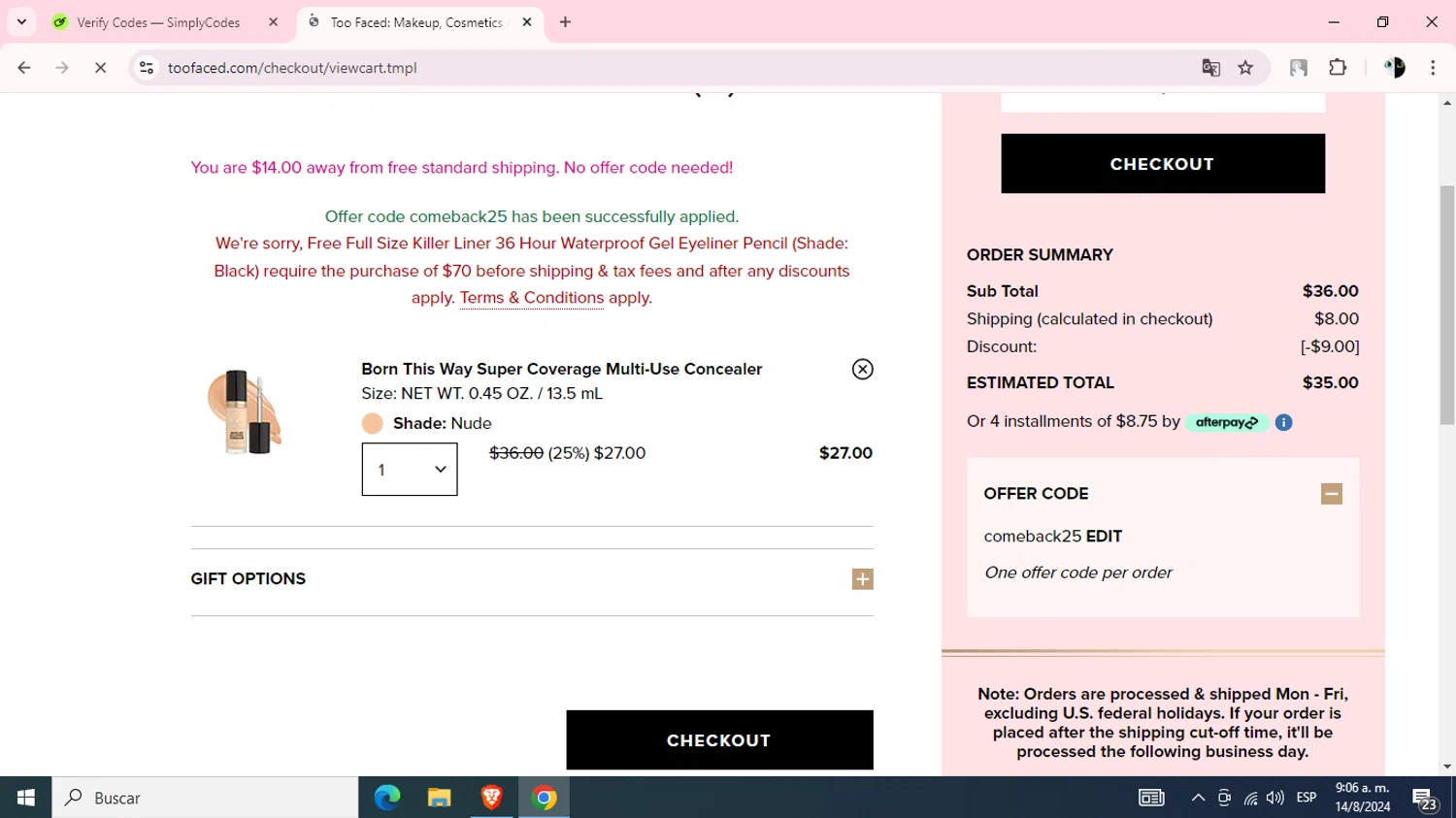 Too Faced Cosmetics Coupon Codes - 15% Off | October 2024