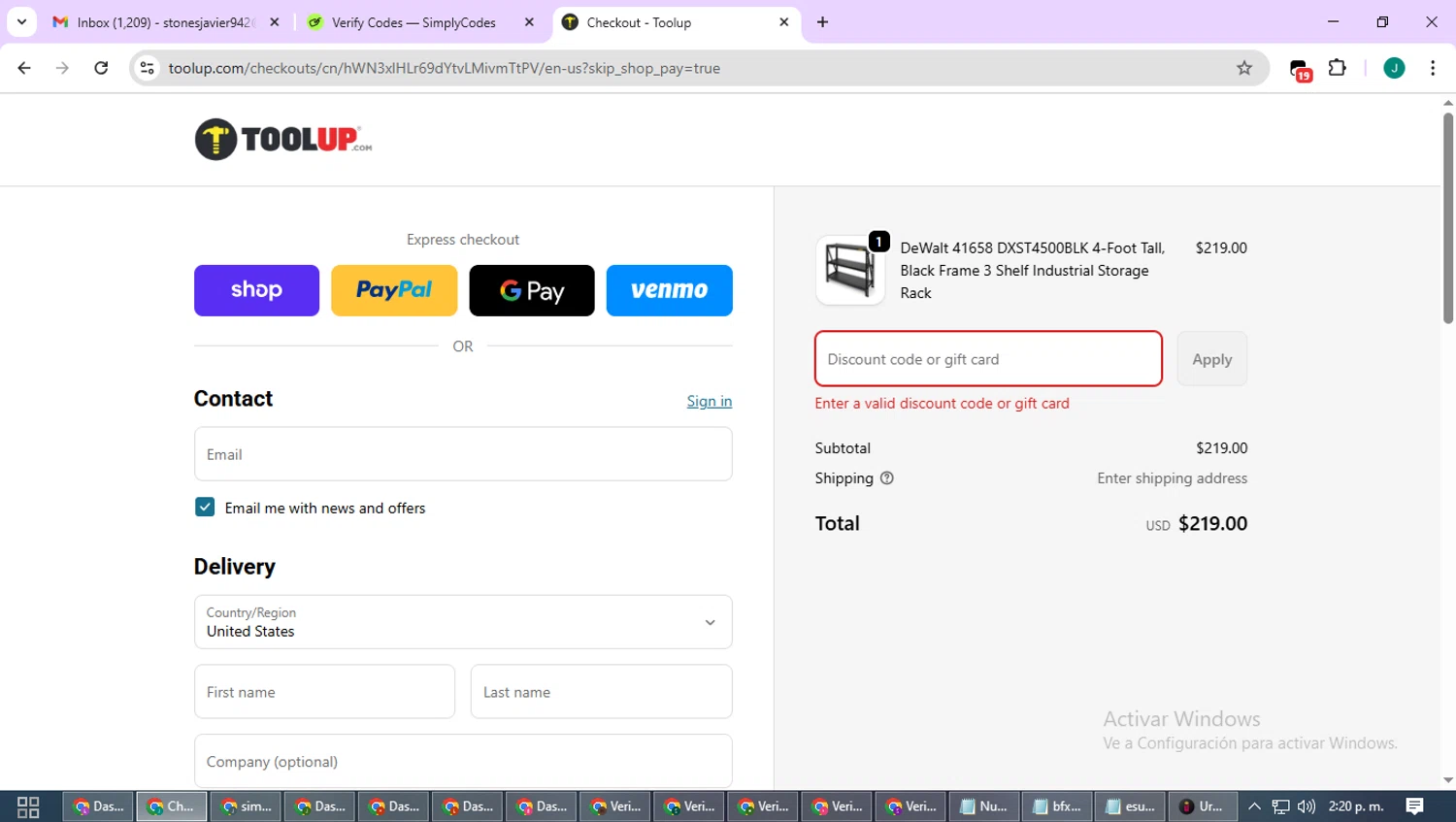 Toolup.com Promo Codes (3 Verified) - 20% Off Nov 2025