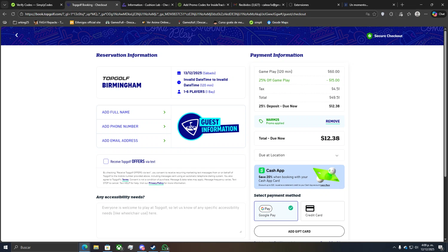 Topgolf Promo Codes - $25 Off (1 Verified) Dec 2025