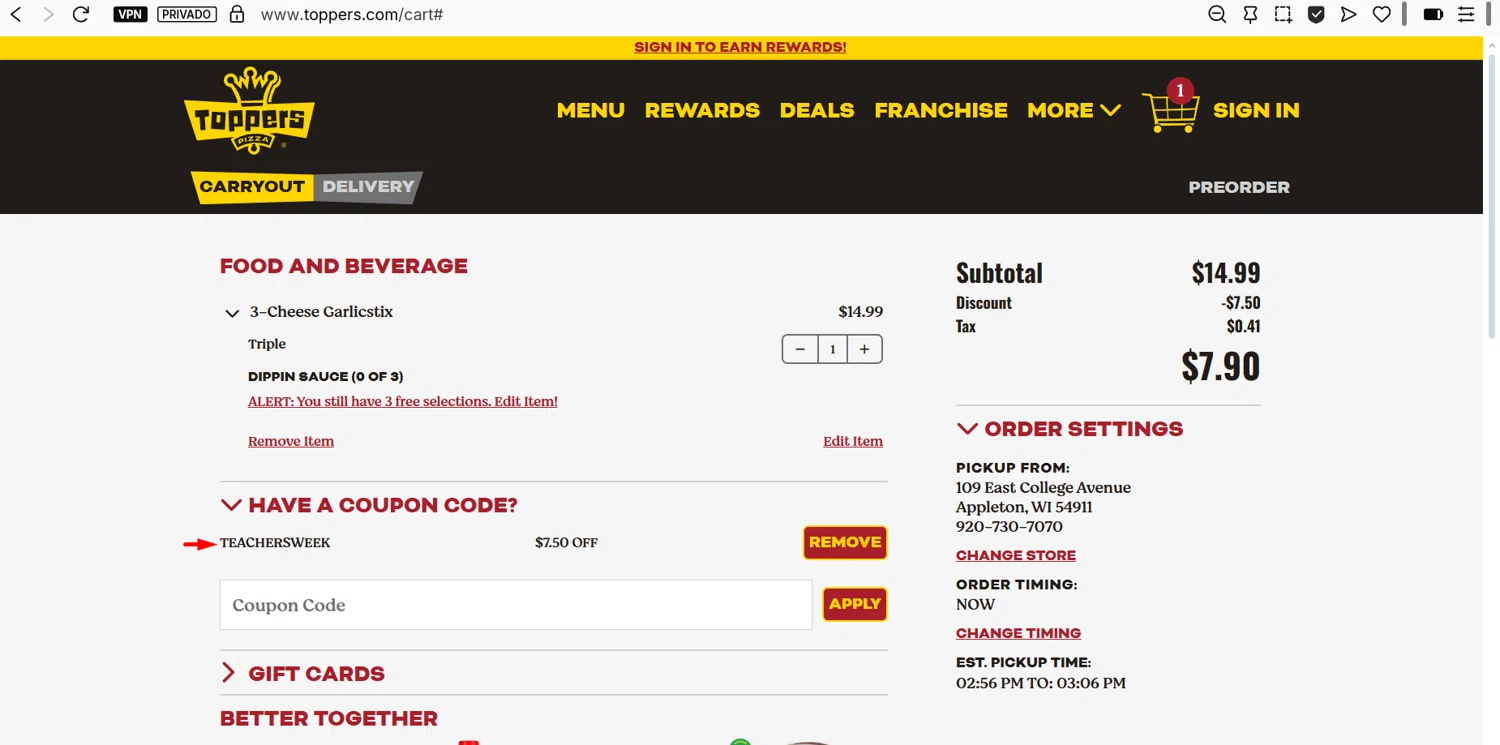Toppers Promo Codes - 20% Off Coupons Sep 2025