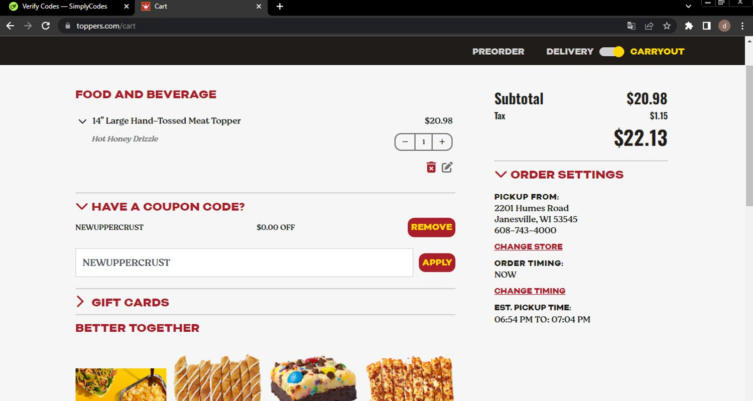 Toppers Promo Codes - 50% Off (1 Verified) Nov 2025