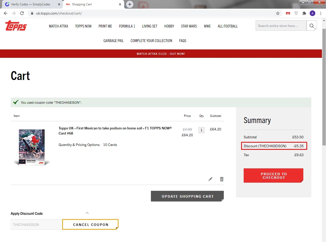 Topps Discount Codes - 10% Off | October 2024