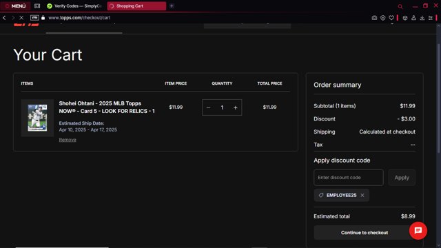 Topps Discount Codes - 25% Off Coupons Apr 2025
