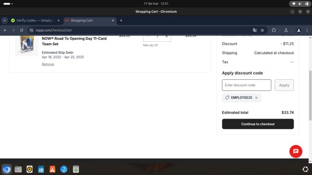 Topps Discount Codes (1 Verified) - 25% Off w/Code May 2025