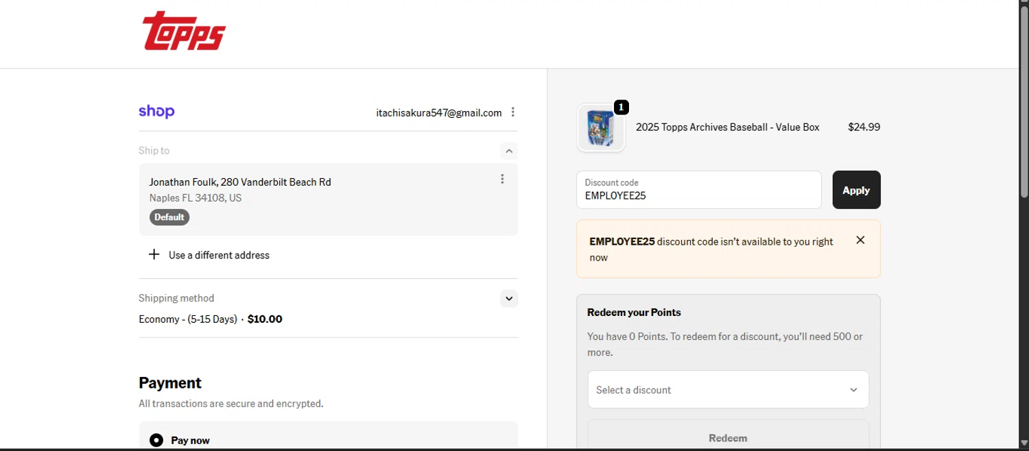 Topps Promo Codes - 10% Off (3 Verified) Jan 2026