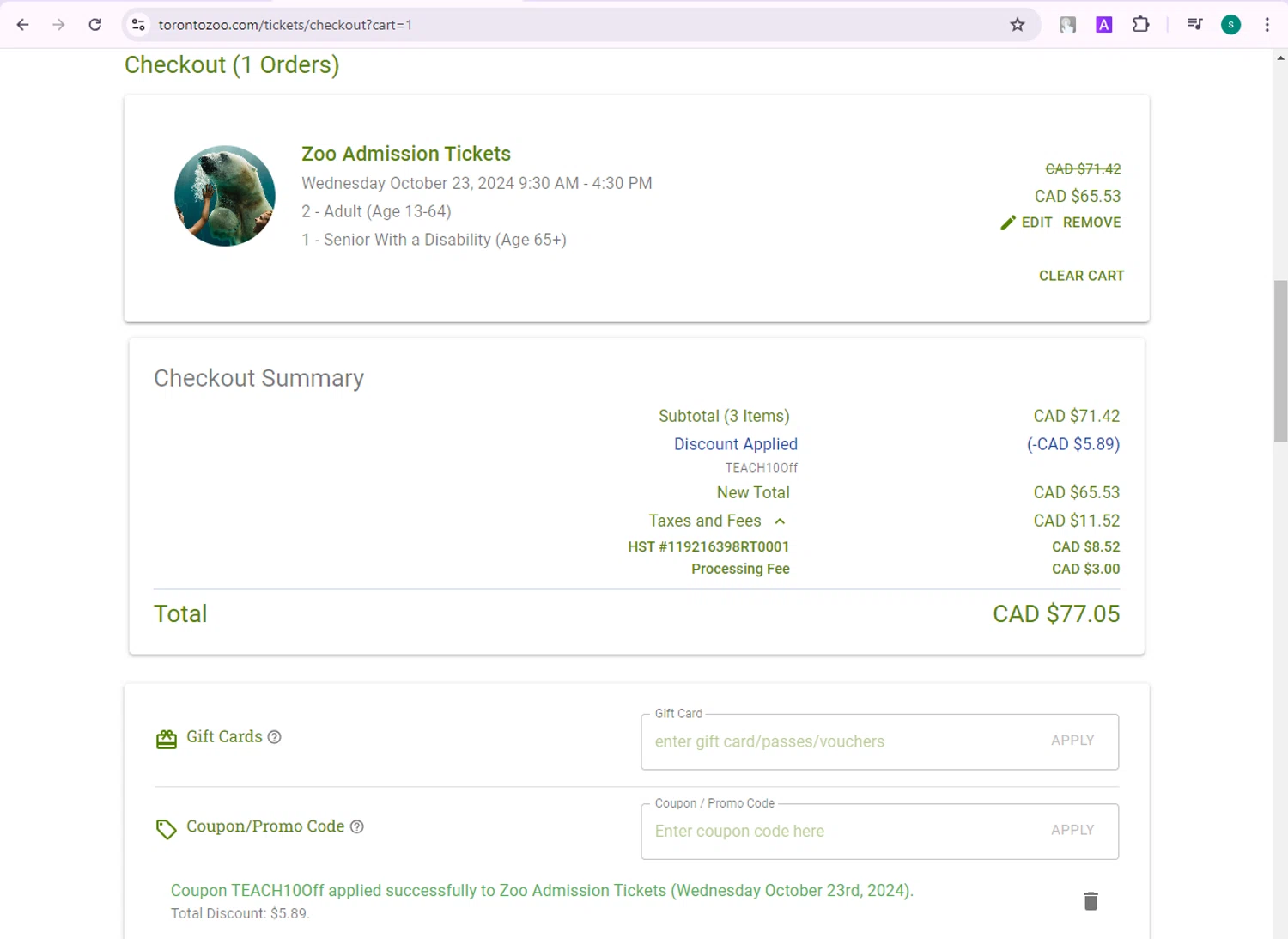 Toronto Zoo Promo Codes - 10% Off | January 2025