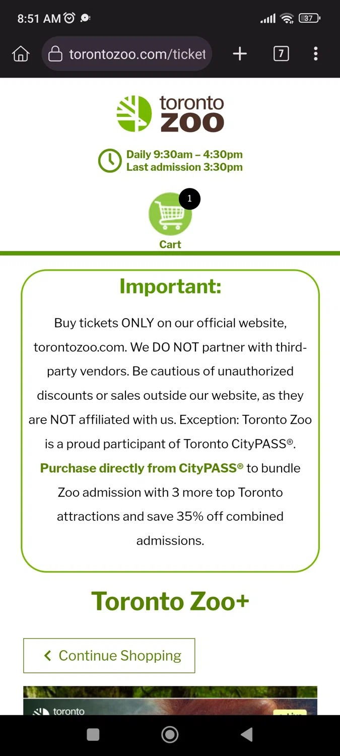 Toronto Zoo Promo Codes (2 Verified) - 15% Off Sep 2025