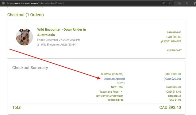 Toronto Zoo Promo Codes (2 Verified) - 15% Off Aug 2025